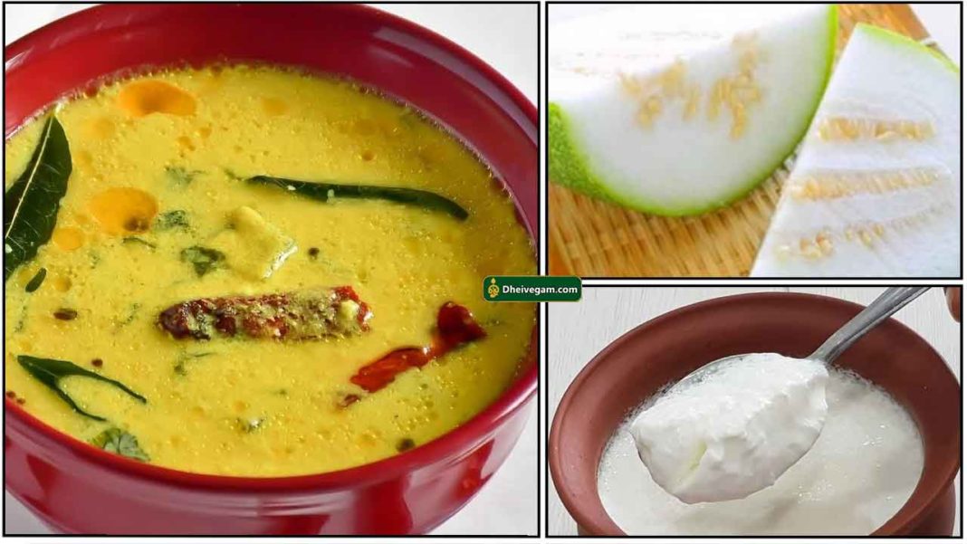 வெண் பூசணி மோர் குழம்பு செய்ய 5 நிமிஷம் கூட ஆகாது! சுவையான வெண்பூசணி ...