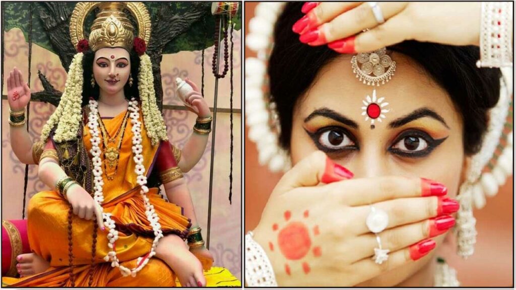 பெண்கள் நெற்றியில் பொட்டு வைக்கும் முறை | Pengal Netriyil Pottu vaikum ...